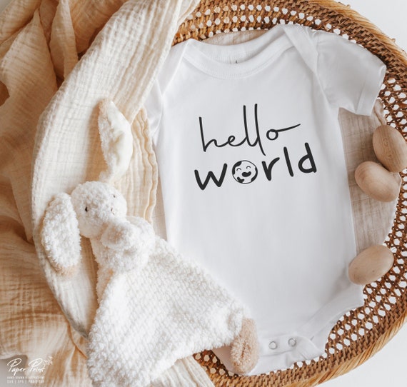 Hello World Svg Newborn Svg Baby Svg Toddler Svg I'm | Etsy