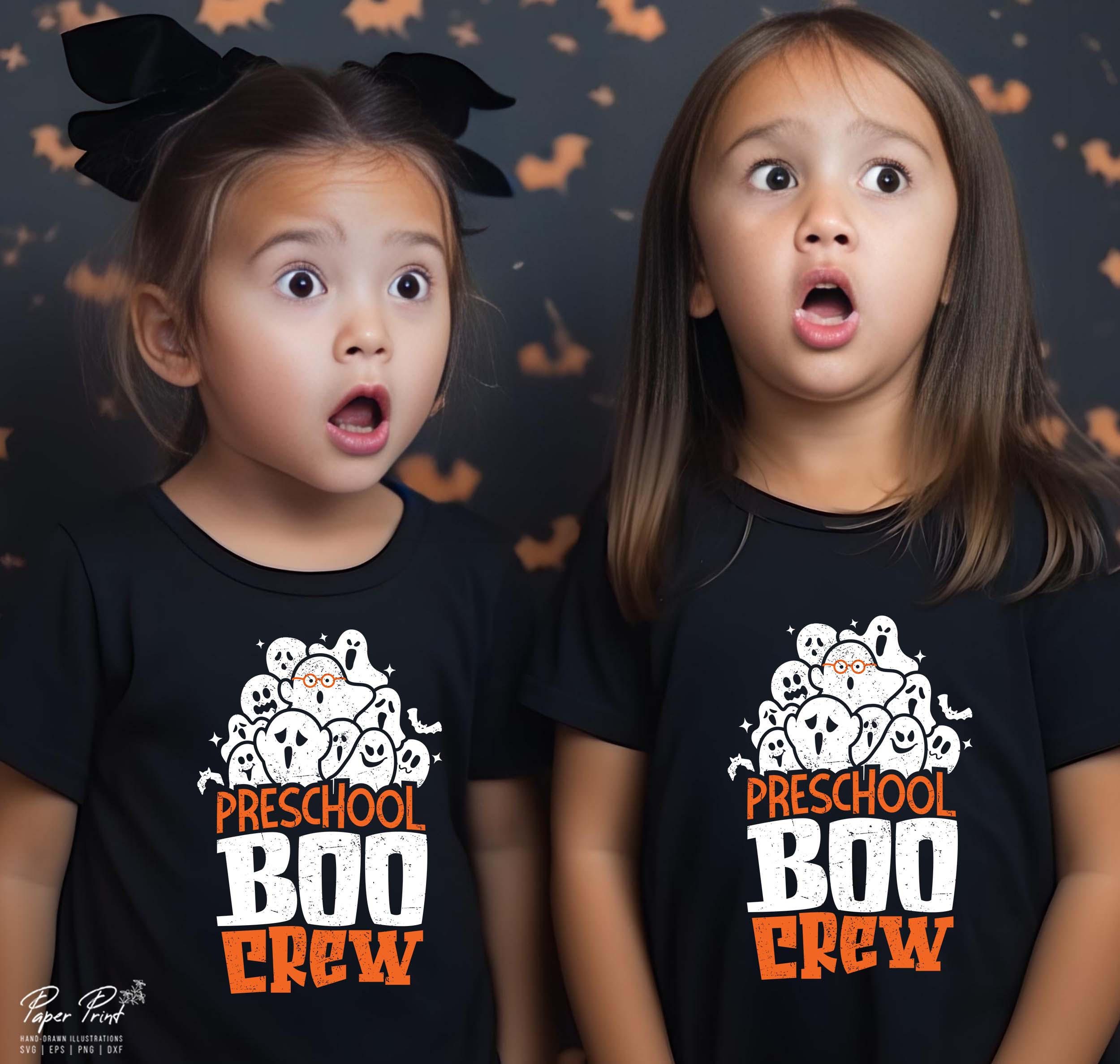 Preschool Boo Crew SVG PNG, Halloween Preschool Teacher Shirts Svg, Pre ...