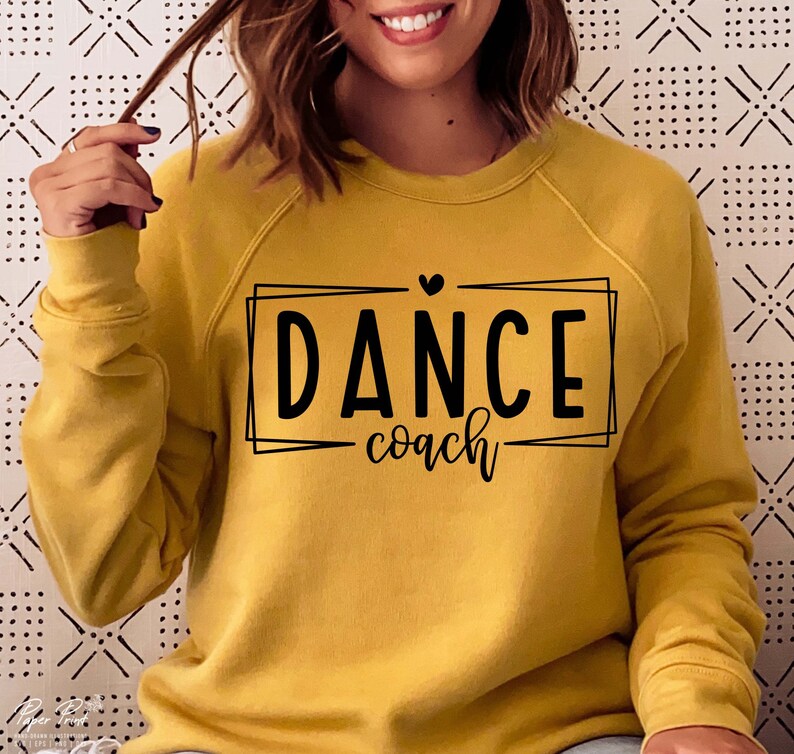 Dance Coach SVG, Cheer Coach Shirt Cut Files (digital Download) - Etsy
