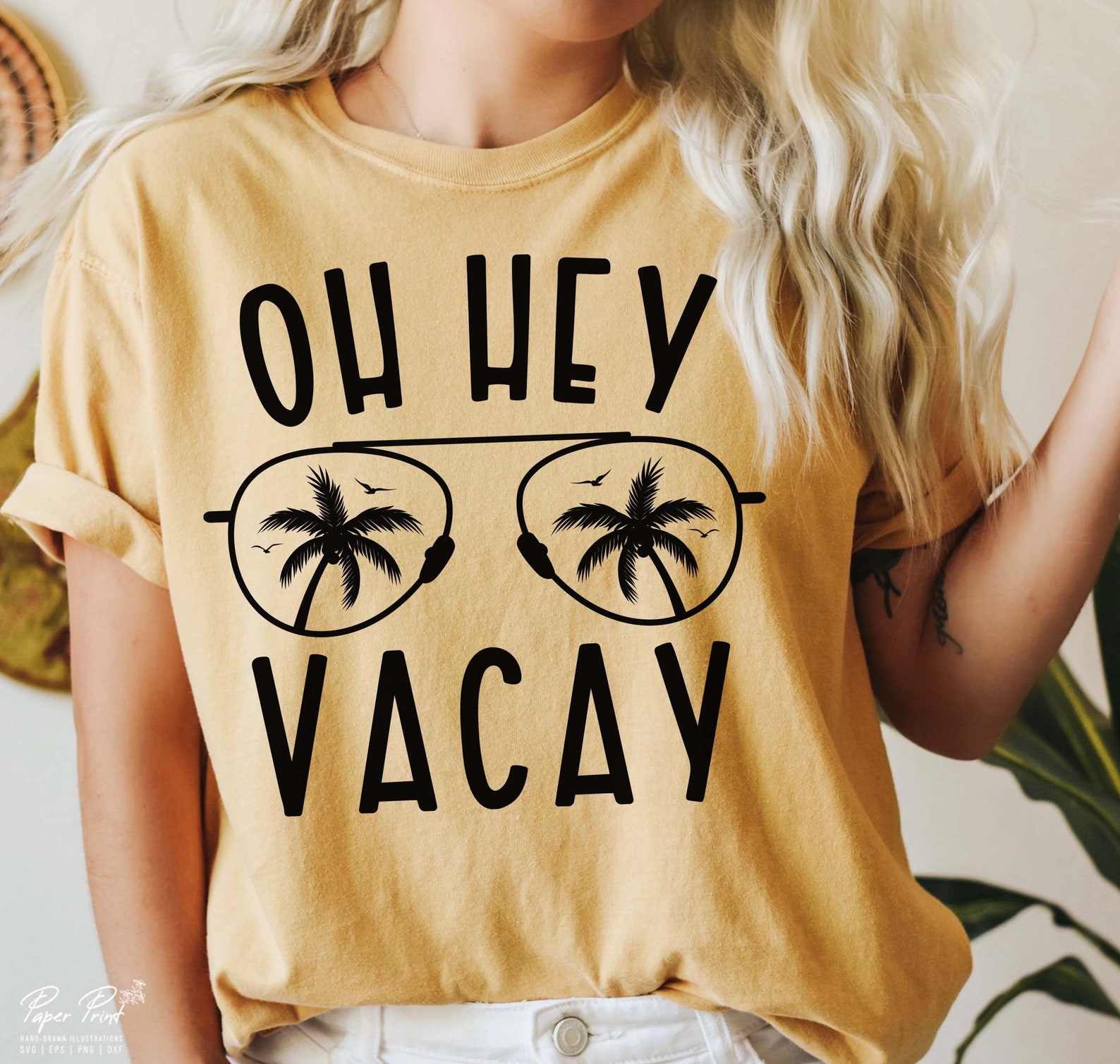 Oh Hey Vacay Svg Vacay Mode Svg Summer Shirt Svg Beach Life - Etsy