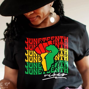 Juneteenth Vibes SVG PNG, Juneteenth Since 1865 Freedom Day SVG, Black ...