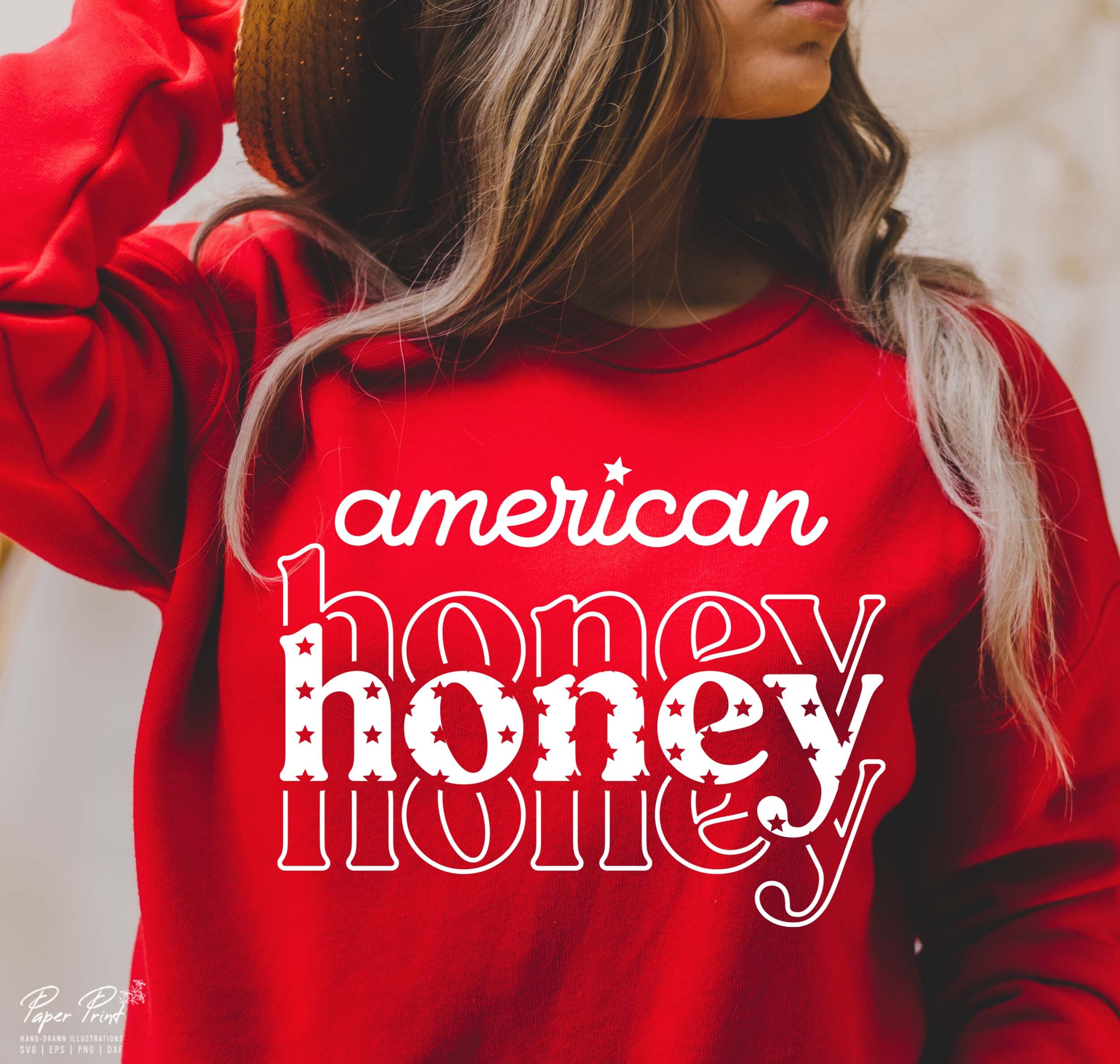 American Honey PNG SVG 4th of July SVG Fourth of July Svg - Etsy