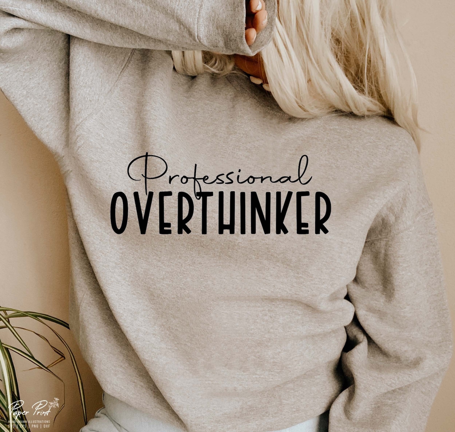 Professional Overthinker SVG Anxiety Svg Positive Shirt Svg - Etsy