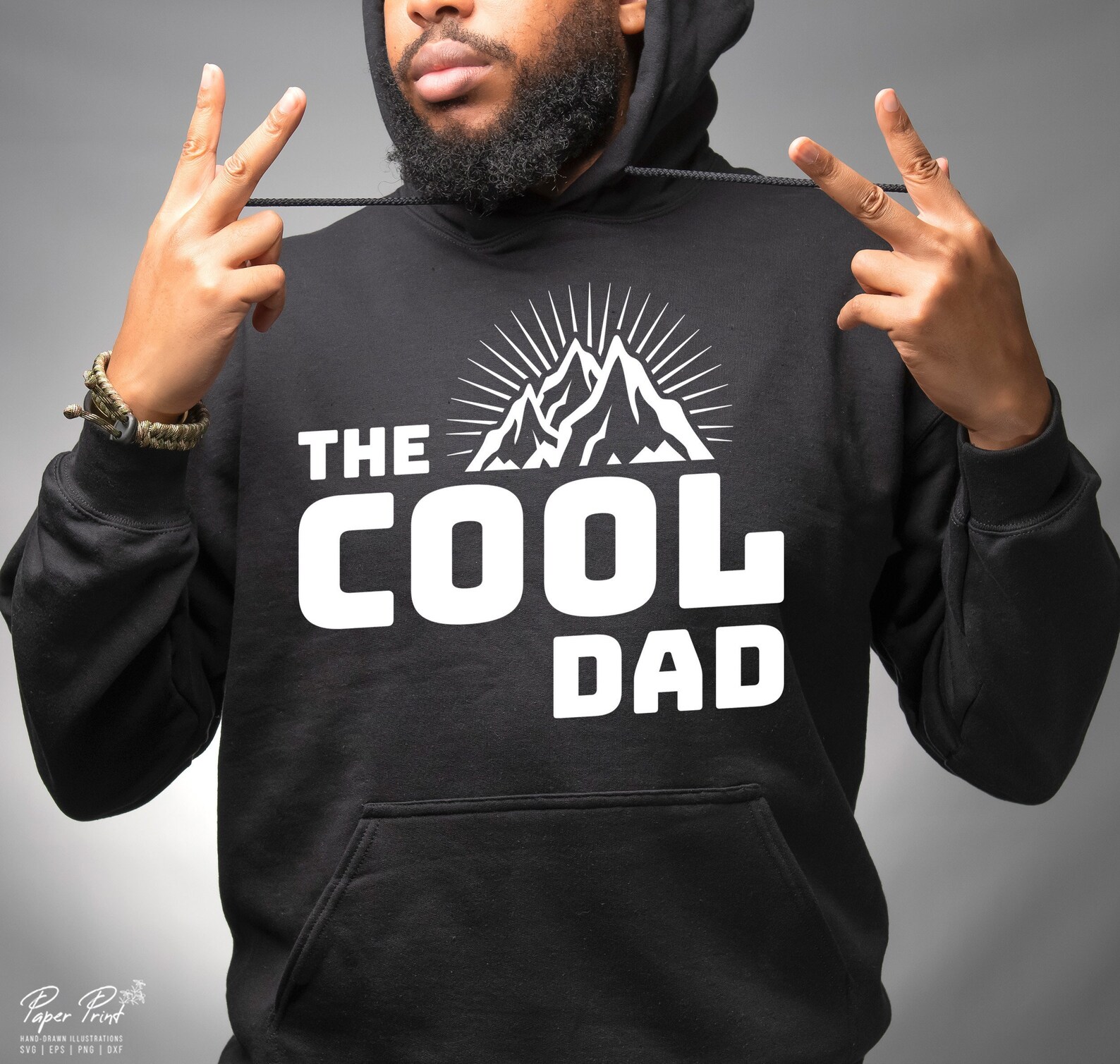 The Cool Dad SVG PNG Fathers Day SVG Fathers Day Gift Svg - Etsy