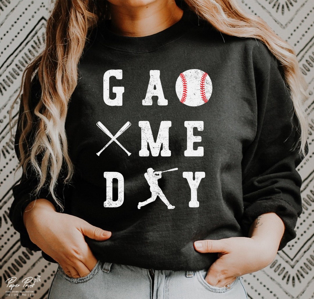 Game Day Baseball Vibes Svg,baseball Shirt Svg, Baseball Season Svg, Baseball Mom Png, Home Run ...