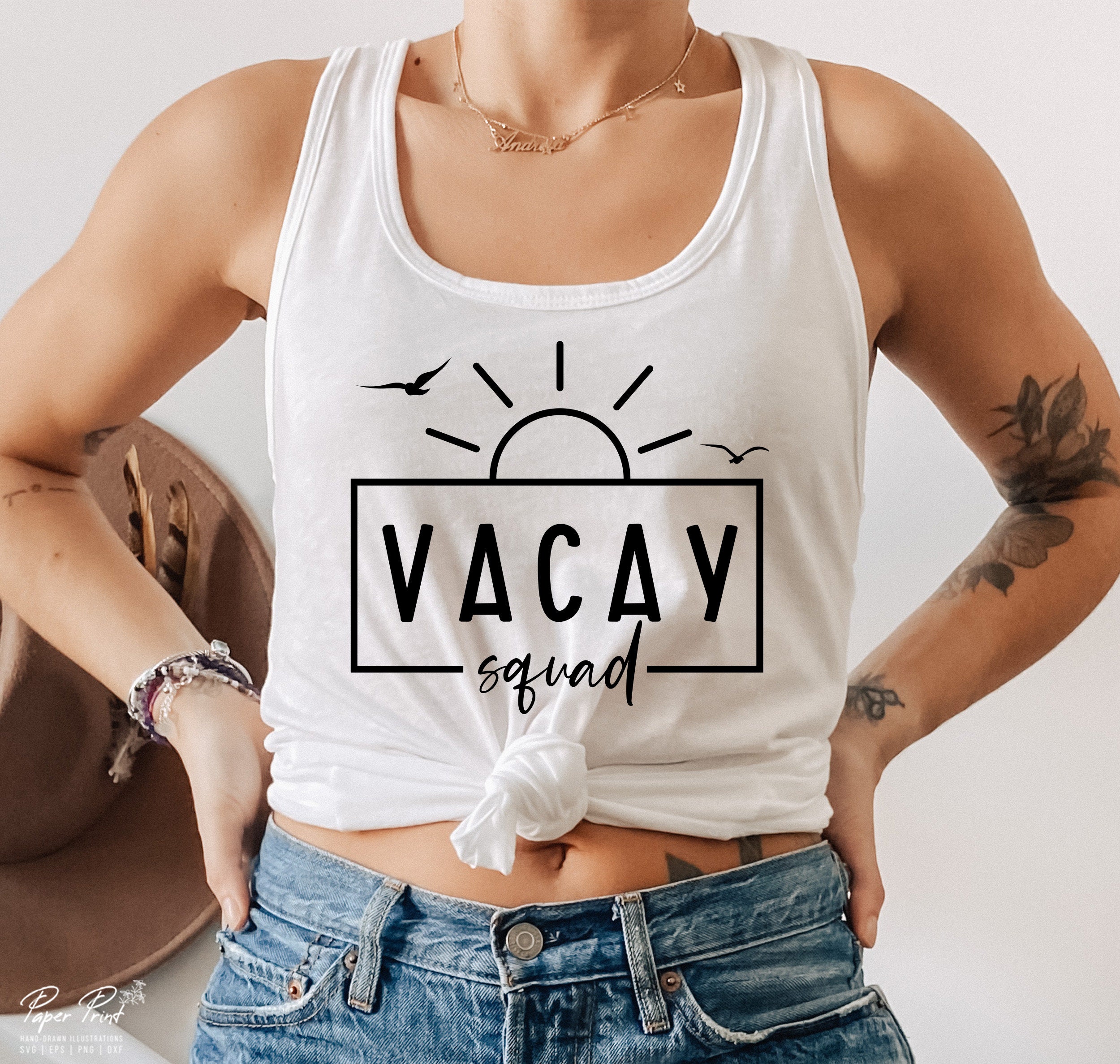 Vacay Squad Svg Vacay Mode Svg Summer Shirt Svg Beach Life - Etsy
