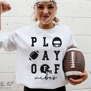 Playoff Vibes SVG PNG, Game Day Svg, Football SVG, Fall Sports Svg ...
