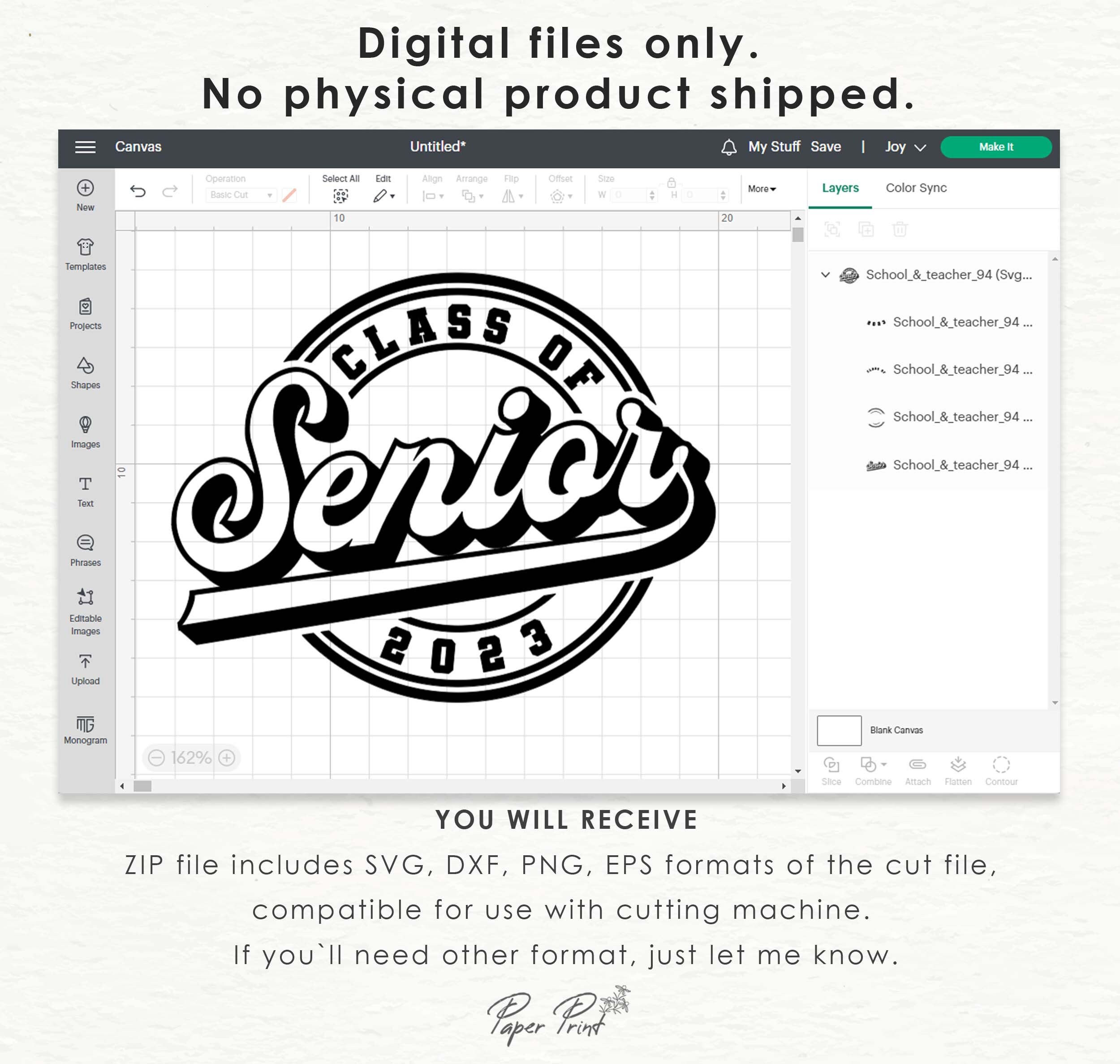 Senior 2023 SVG Class of 2023 Senior SVG Graduation SVG - Etsy