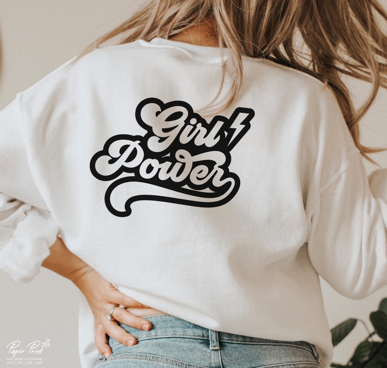 Girl Power Svg Minimalist Feminist Svg Feminist Svg Strong Etsy
