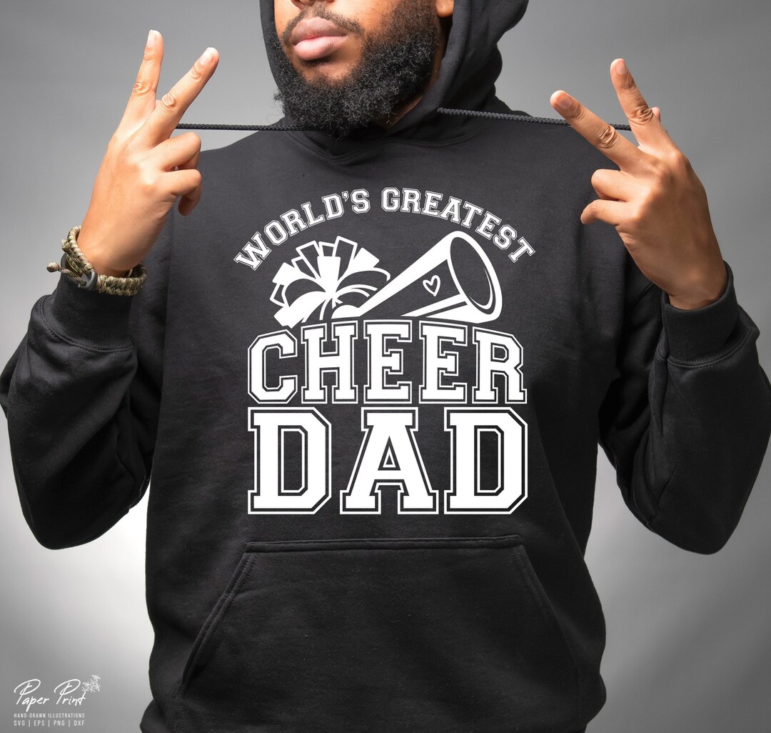 Cheer Dad Svg Png, Cheerleader Svg, Team Spirit Svg, Cheer Shirt Svg ...