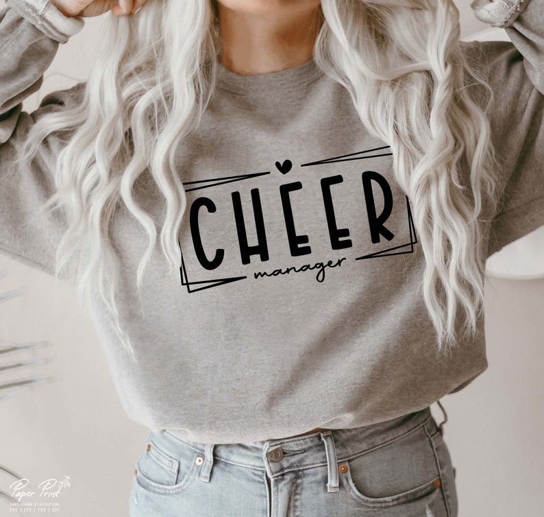 Cheer Manager SVG Cheer Season SVG Cheerleader SVG School - Etsy