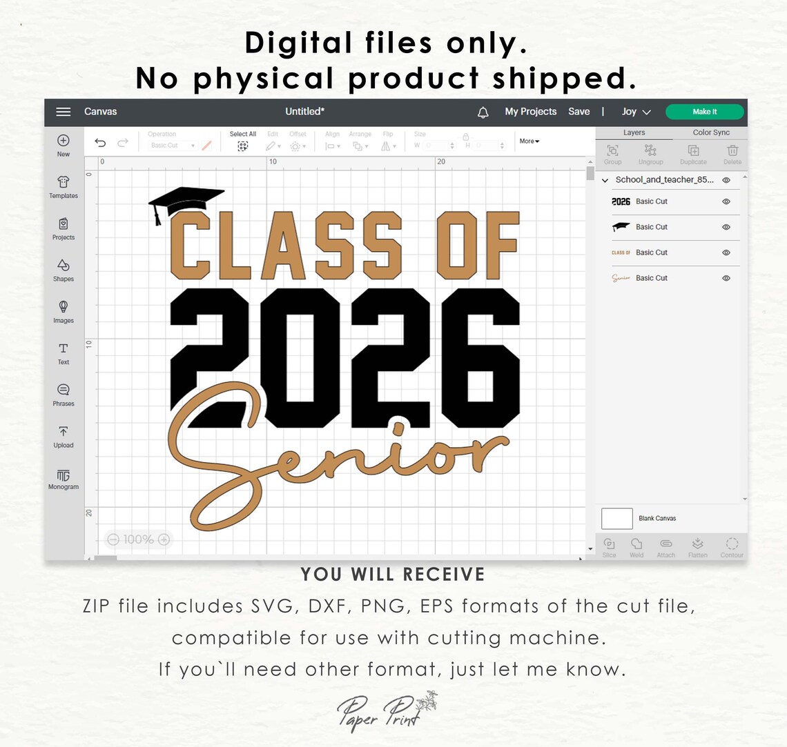 Senior 2026 SVG Class of 2026 Senior SVG Graduation SVG - Etsy