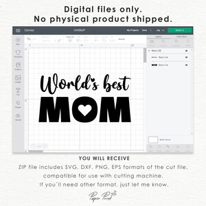 Mom SVG, Mother's Day Shirt Design (digital Download) - Etsy