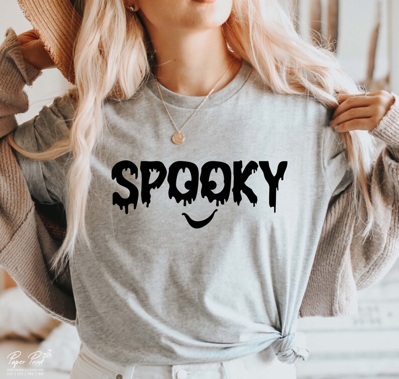 Spooky Halloween SVG, Ghost, Trick or Treat, Cricut Cut Files (digital ...