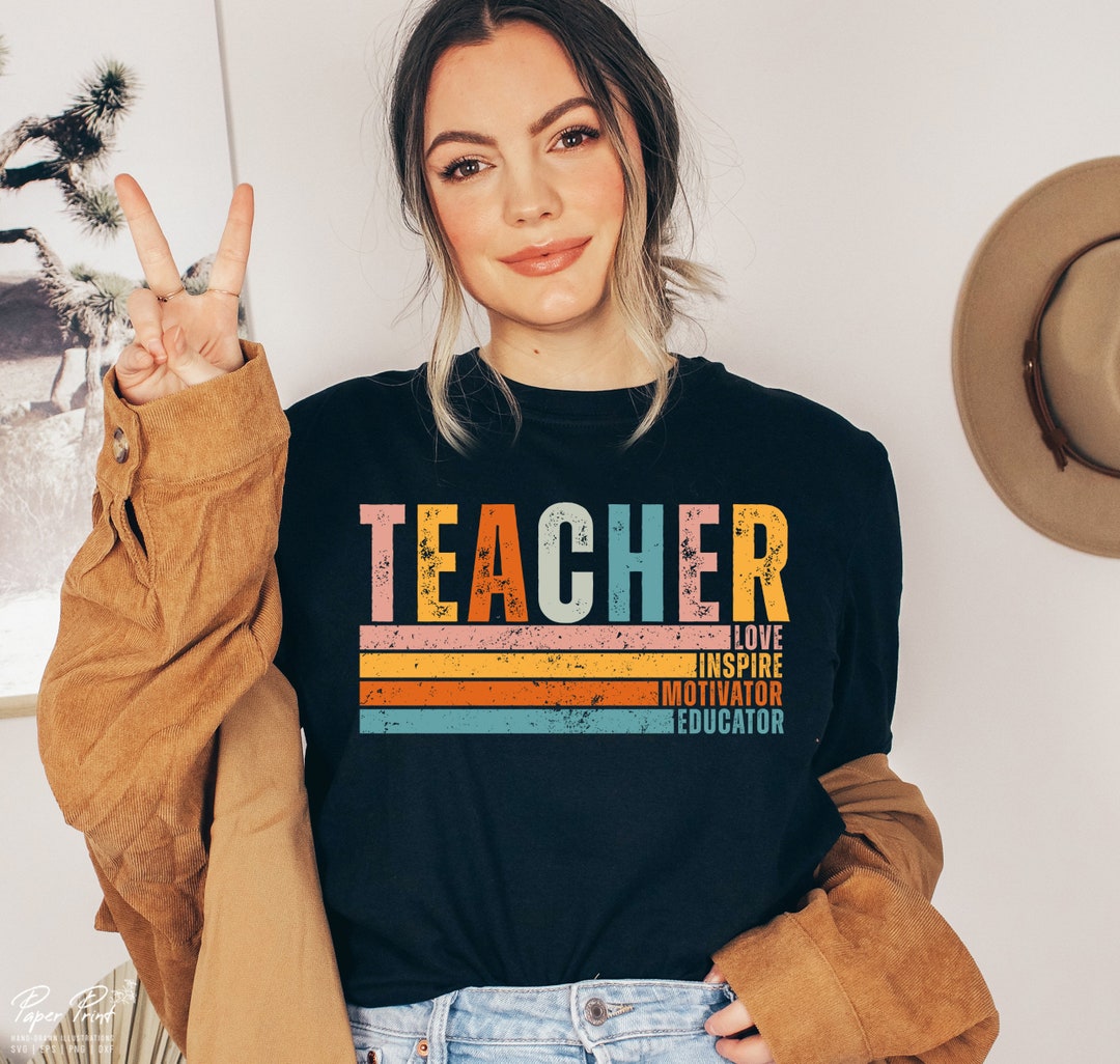 Retro Teacher Png Eacher Svg Ts For Teacher Svg Teacher Life Svg