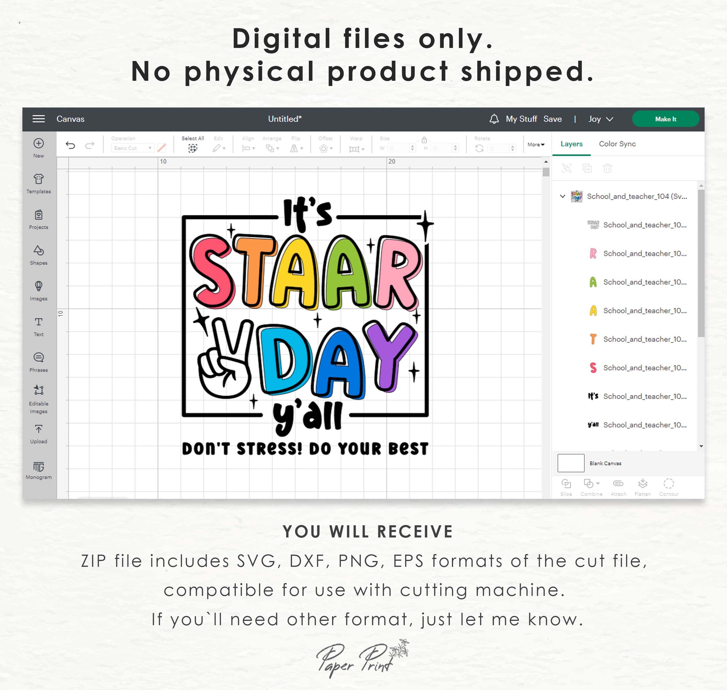 It's Staar Day Y'all Svg Png, Teacher Shirt Svg, Test Day Svg, Testing ...