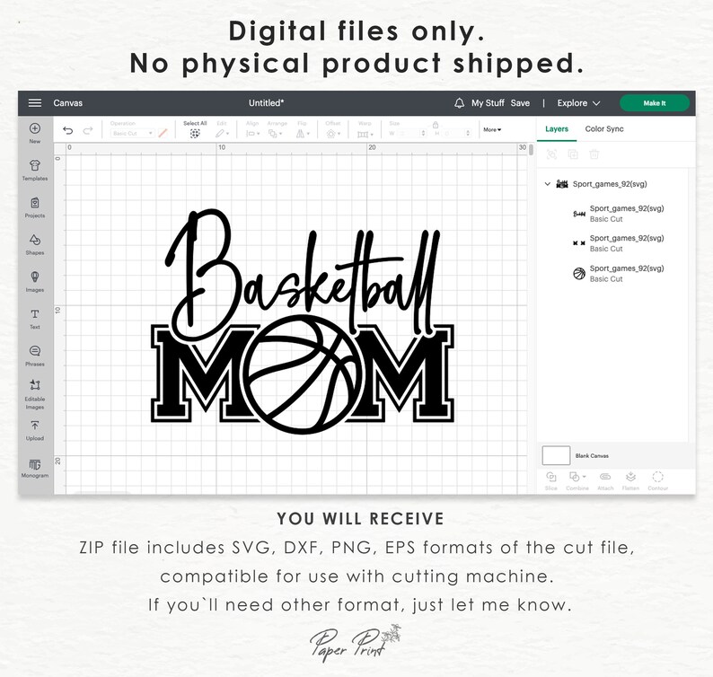 Basketball Mom SVG PNG, Game Day SVG, Basketball Mom Shirts Svg, Sports ...