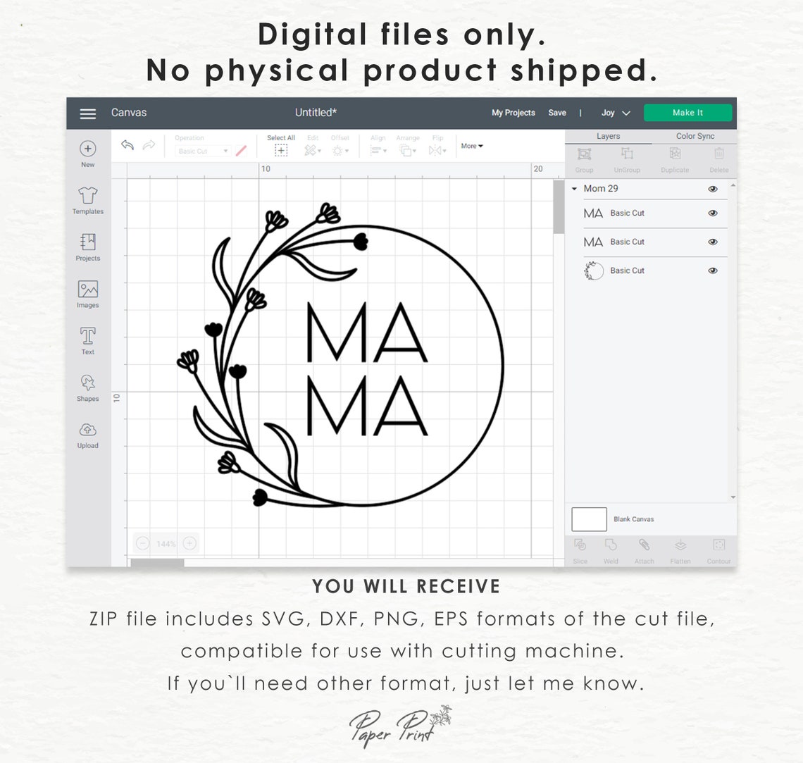 Mama Svg Flower Wreath Svg Mom Life Svg Mama Shirt Svg - Etsy