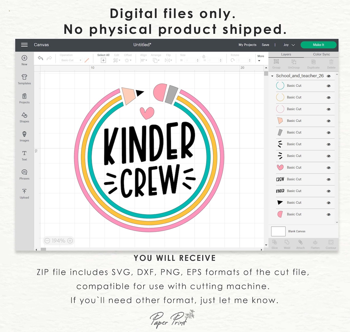 Kinder Crew SVG PNG Kindergarten Crew SVG Kindergarten Svg - Etsy