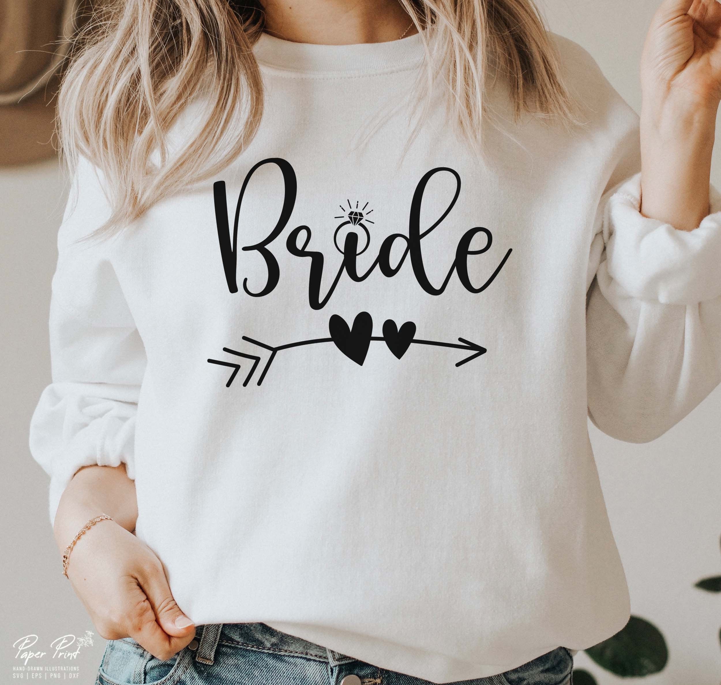 Bride Svg Bachelorette Svg Bridesmaid Svg Wedding Svg - Etsy