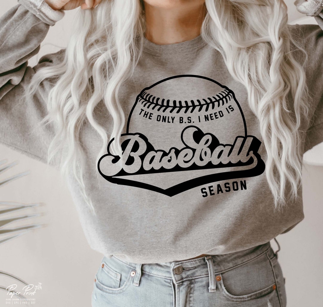Baseball Season SVG PNG, the Only BS I Need Svg, Baseball Mom Svg ...