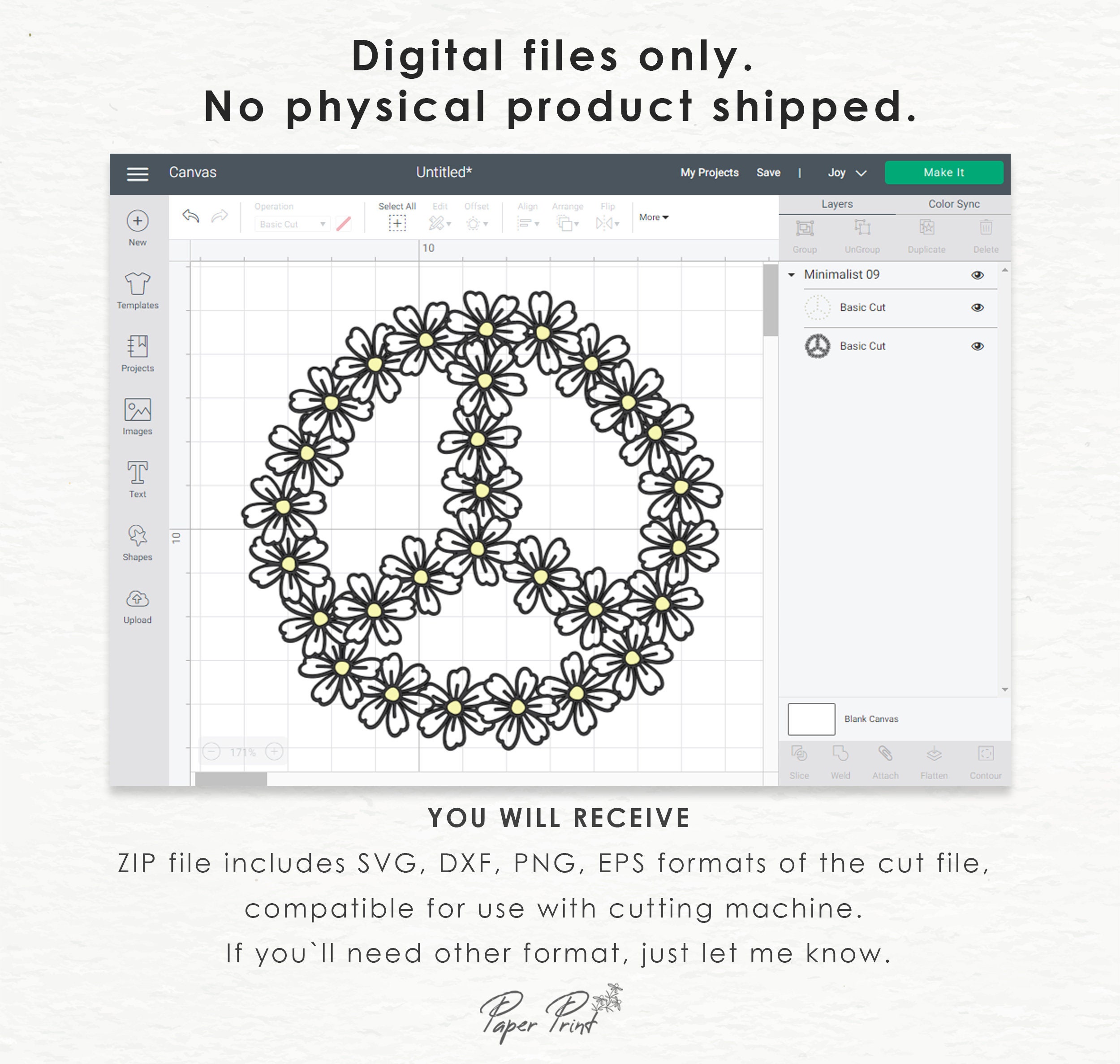 Daisy Peace Svg, Peace Sign Svg, Hippie Svg, Floral Svg, Flower Svg ...