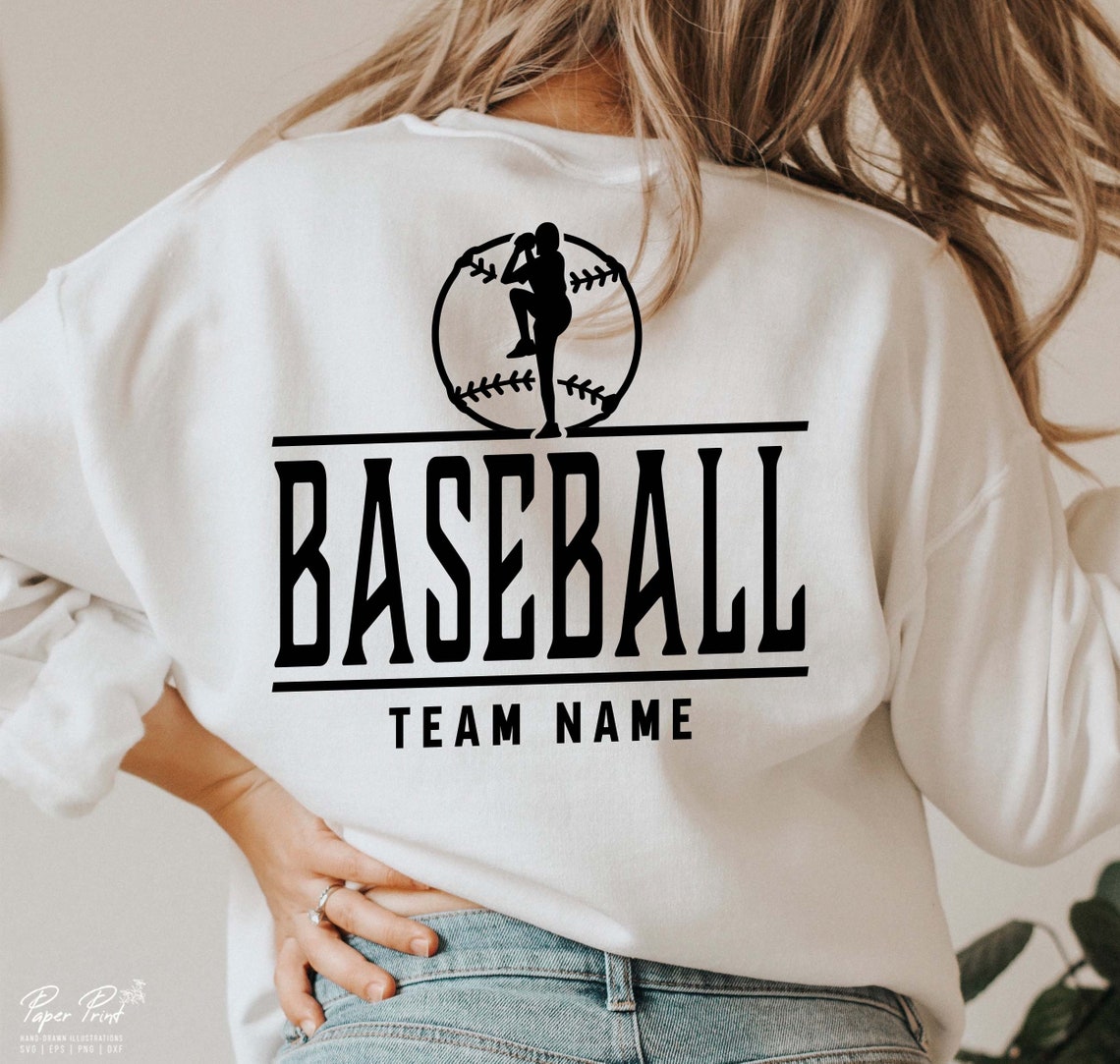 Baseball Player Svg Baseball Team Shirt Svg Baseball Mom | Etsy