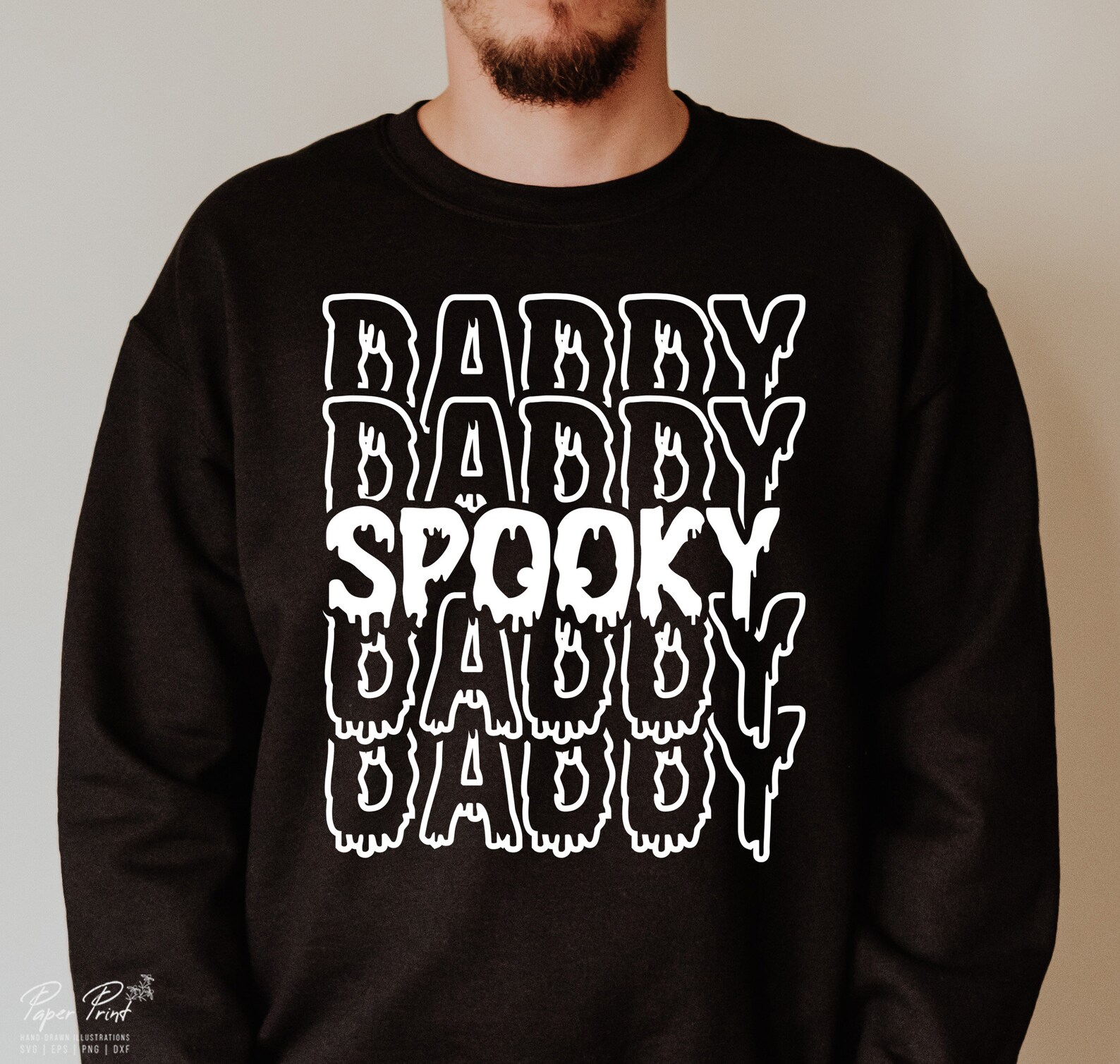 Spooky Daddy SVG PNG Spooky Dad SVG Halloween Shirt Gift for - Etsy