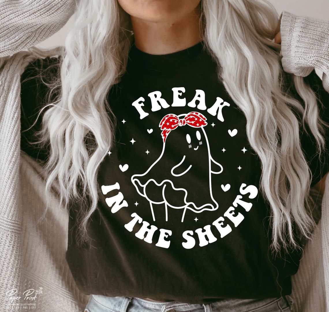 Retro Halloween Svg Freak in the Sheets Svg Let's Go - Etsy