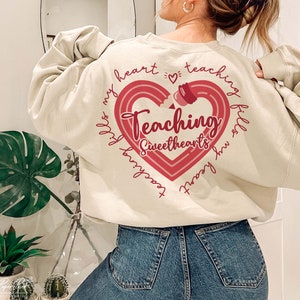 Teaching Sweethearts PNG SVG, Valentines Day PNG, Teacher Valentine Svg ...