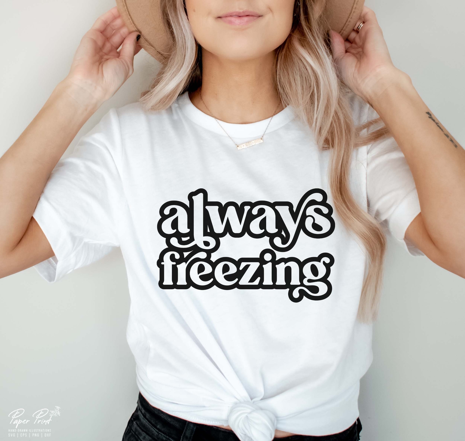 Always Freezing Svg Png Winter Freezing Season Svg Christmas - Etsy