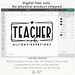 Teacher Mode SVG PNG Teaching Mode SVG Gift for Teacher Svg - Etsy