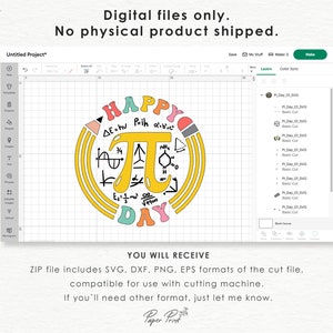 Happy Pi Day SVG, Happy Pi Day 2024 PNG, Math Teachers Svg, Elementary ...