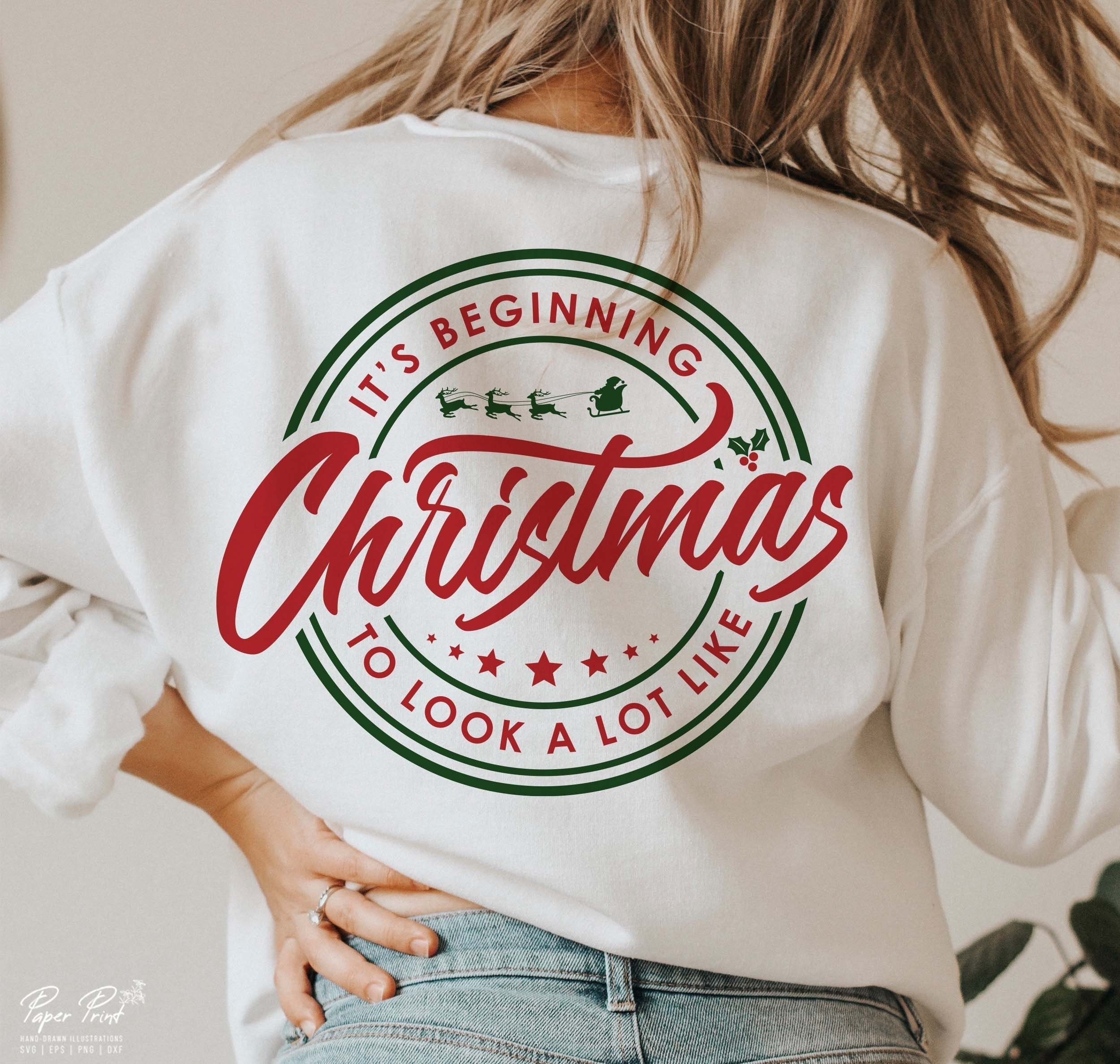 Its Beginning to Look a Lot Like Christmas SVG Christmas Home - Etsy