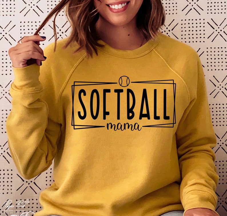 Softball Mama SVG Softball Mom Shirt SVG Softball SVG - Etsy
