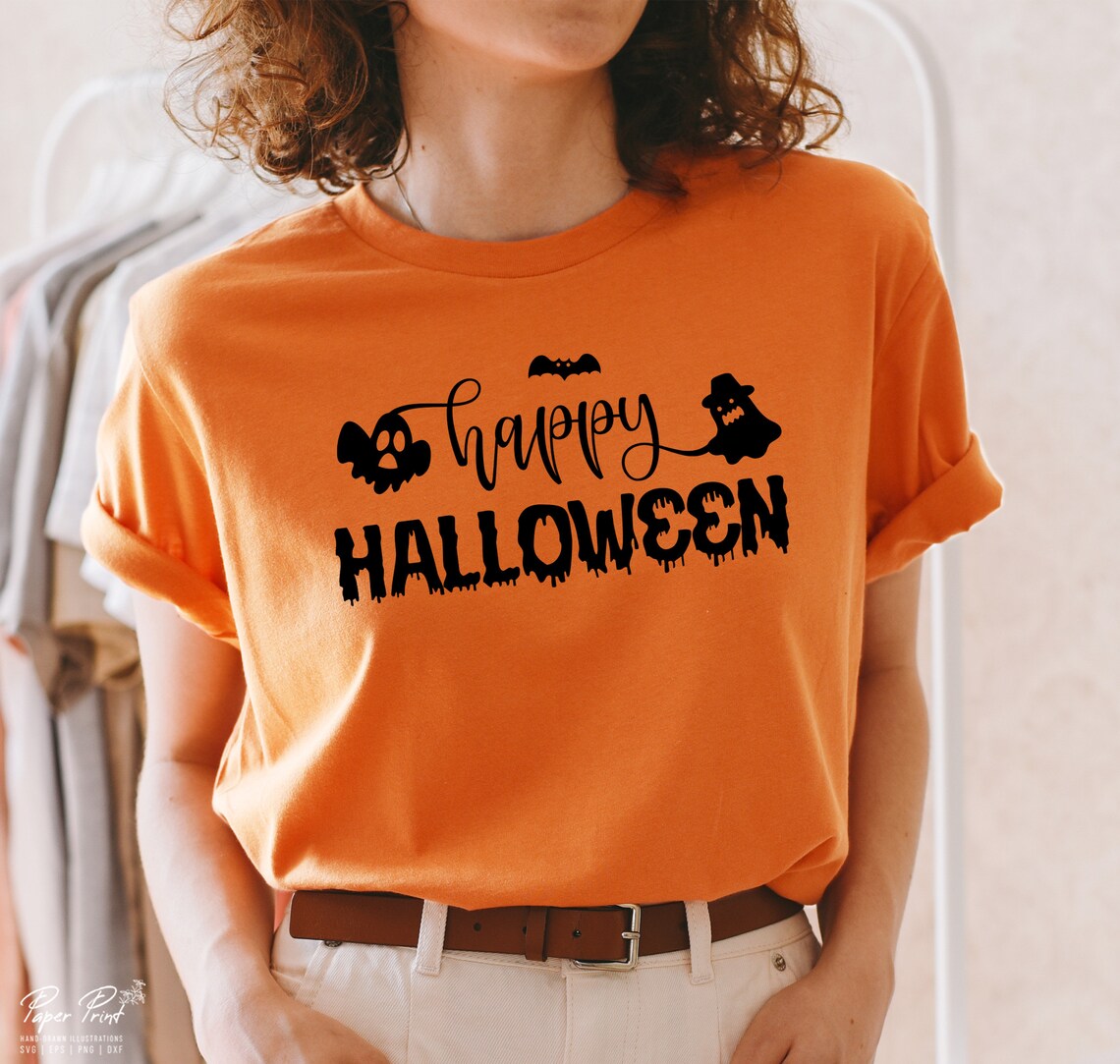 Happy Halloween Svg Halloween Svg Ghost Svg Trick or Treat | Etsy