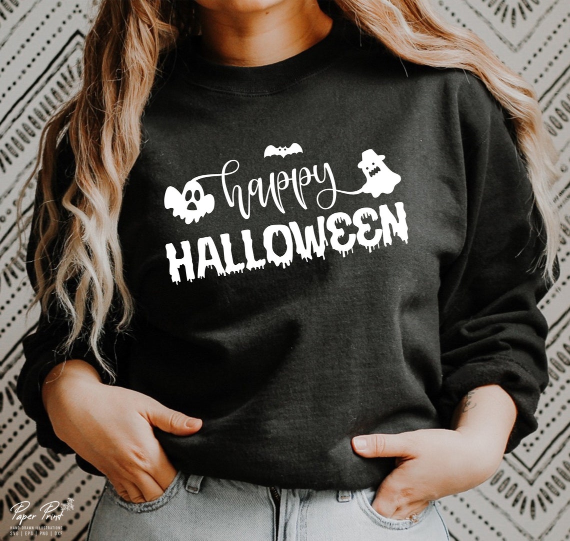 Happy Halloween Svg Halloween Svg Ghost Svg Trick or Treat | Etsy