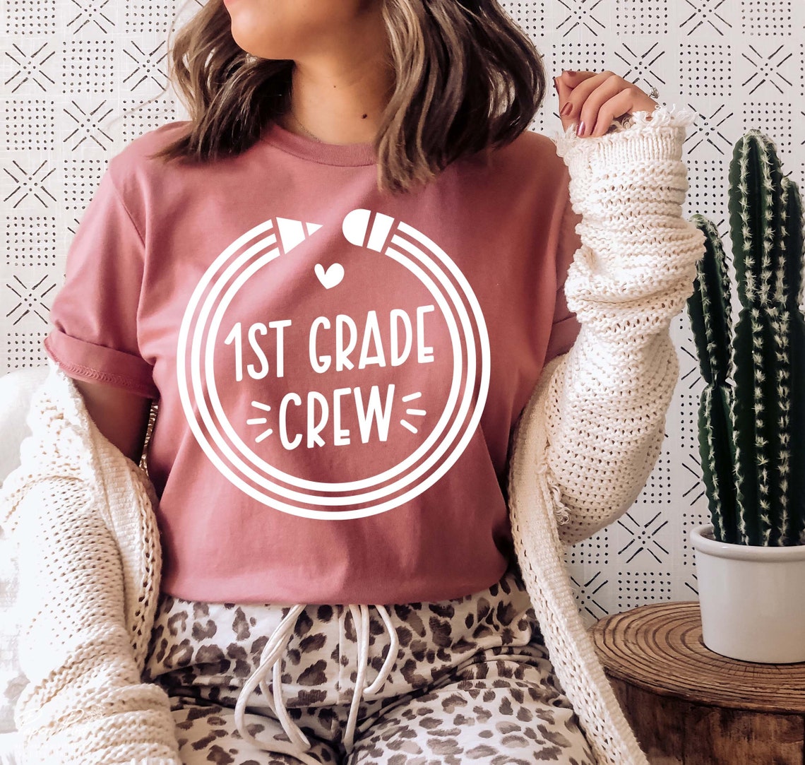 1st Grade Crew SVG PNG First Grade Svg Back to School Svg | Etsy