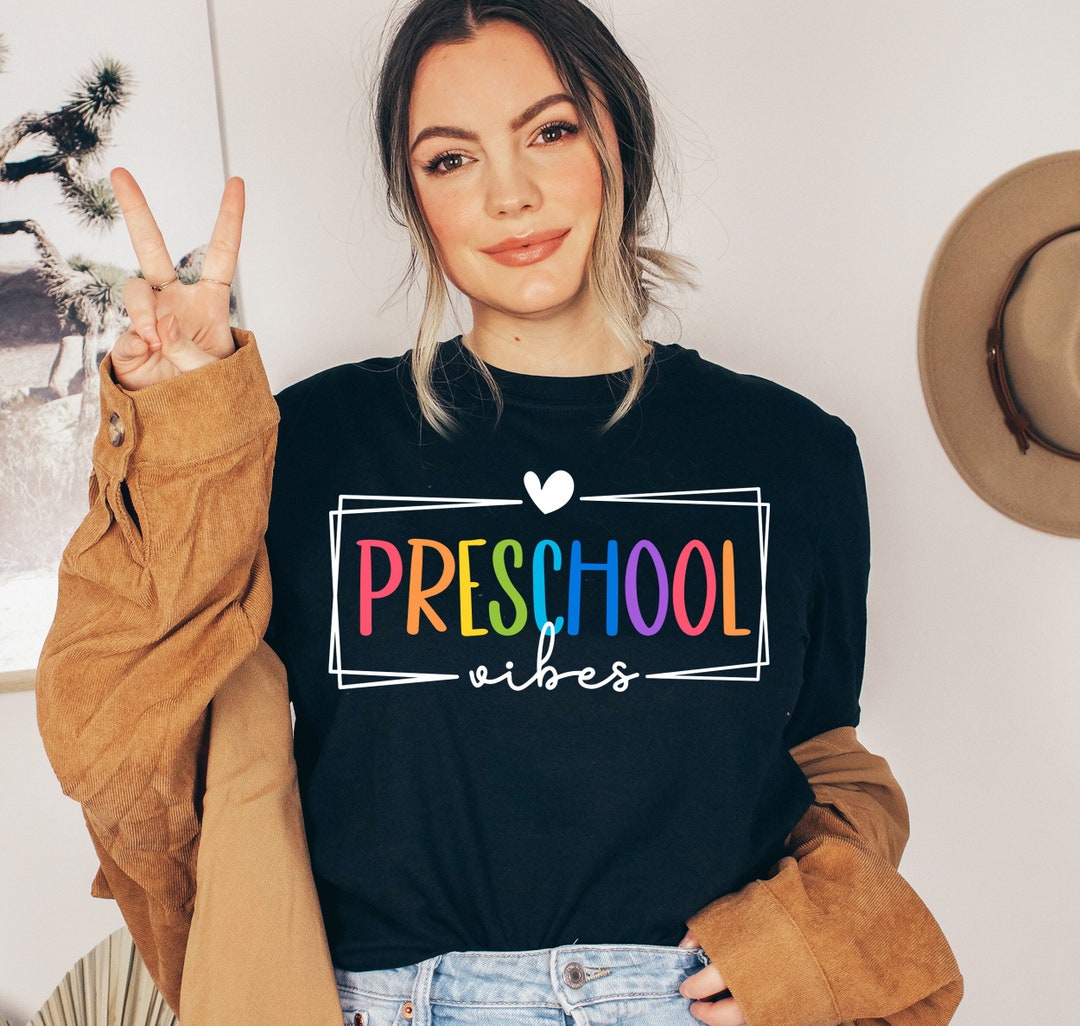 Preschool Vibes SVG PNG, Preschool Teacher Svg, Teacher Life Svg, Back ...