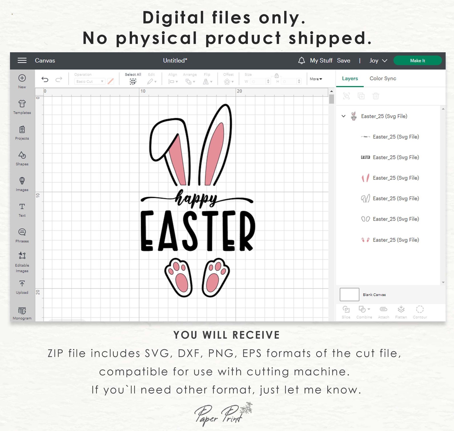 Happy Easter SVG Easter SVG Easter Shirt SVG Easter Gift - Etsy