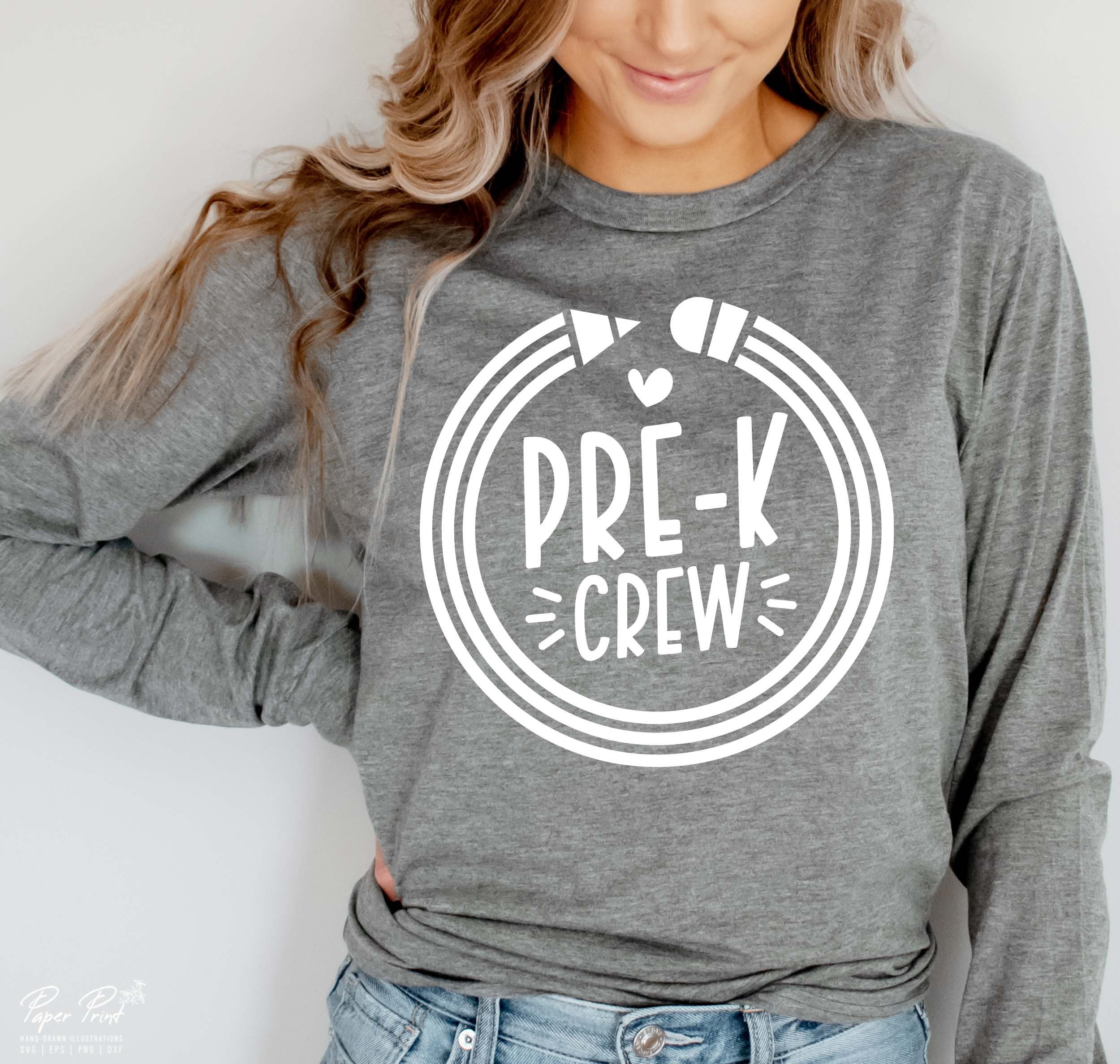 Pre-k Crew SVG PNG Preschool Crew SVG Teacher Shirts Svg - Etsy