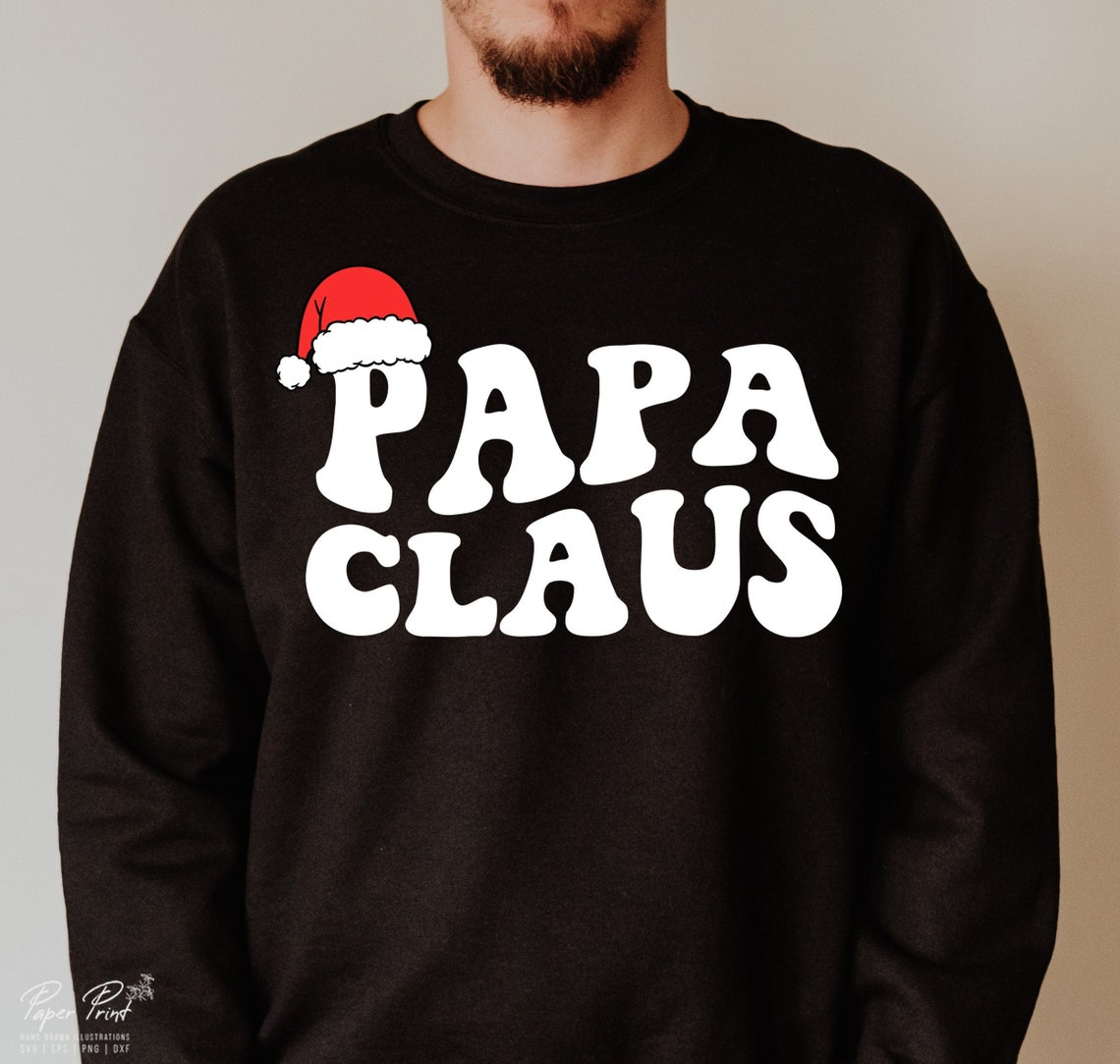 Papa Claus SVG PNG, Daddy Claus Svg, Christmas Dad Svg, Christmas Svg ...
