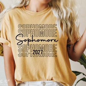 Sophomore 2027 Svg, High School Svg, Sophomore Class Svg, Back to ...