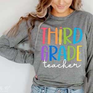3rd Grade Teacher Svg, Third Grade Teacher Svg, Back to School Svg ...