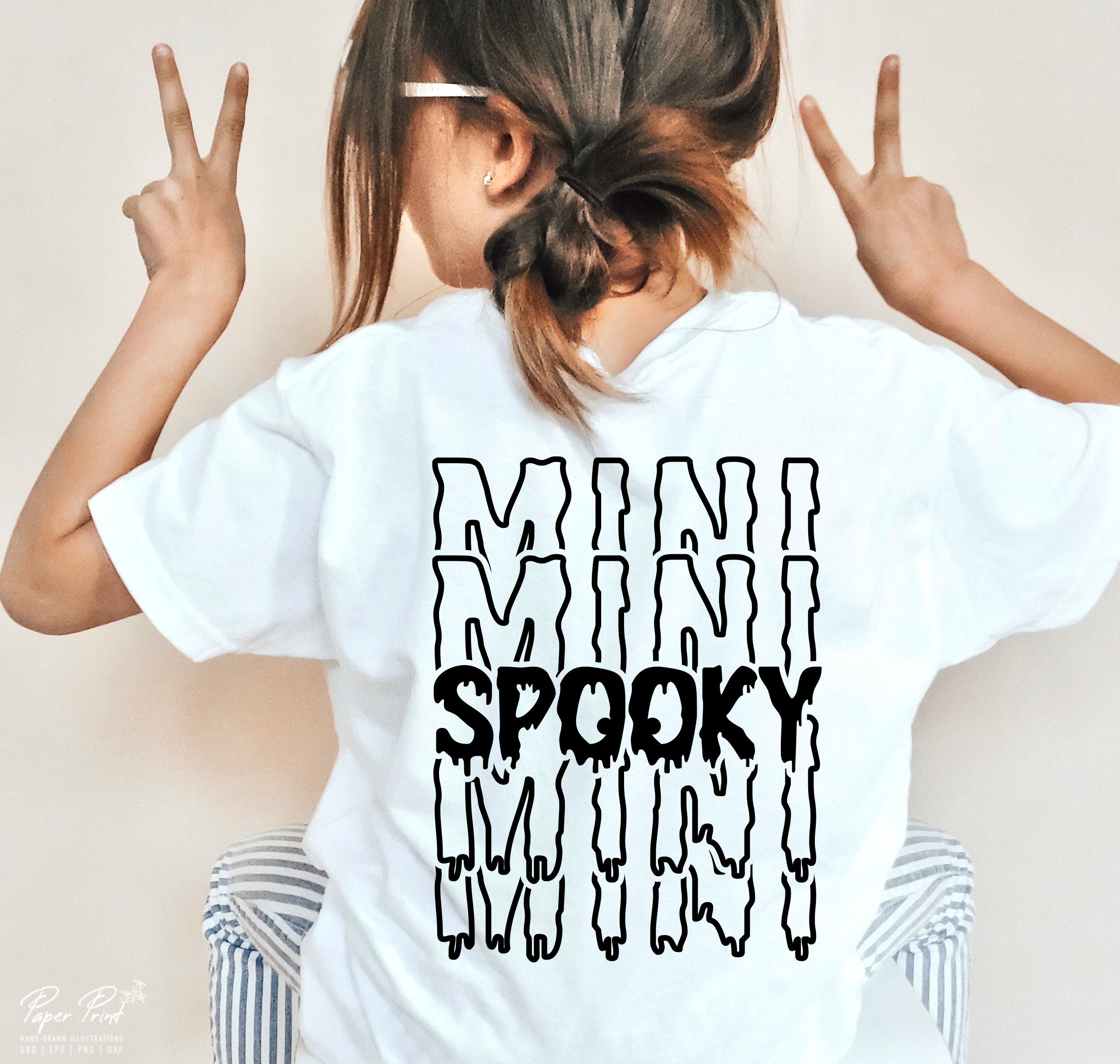 Spooky Mini Svg Spooky Kids Svg Halloween Shirt Gift for - Etsy