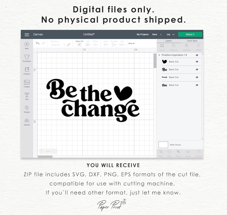Be the Change Svg Motivational Svg Inspiration Svg Positive - Etsy