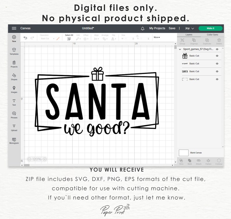Santa We Good SVG, Baby Christmas Svg, Christmas Gifts Idea, Funny ...