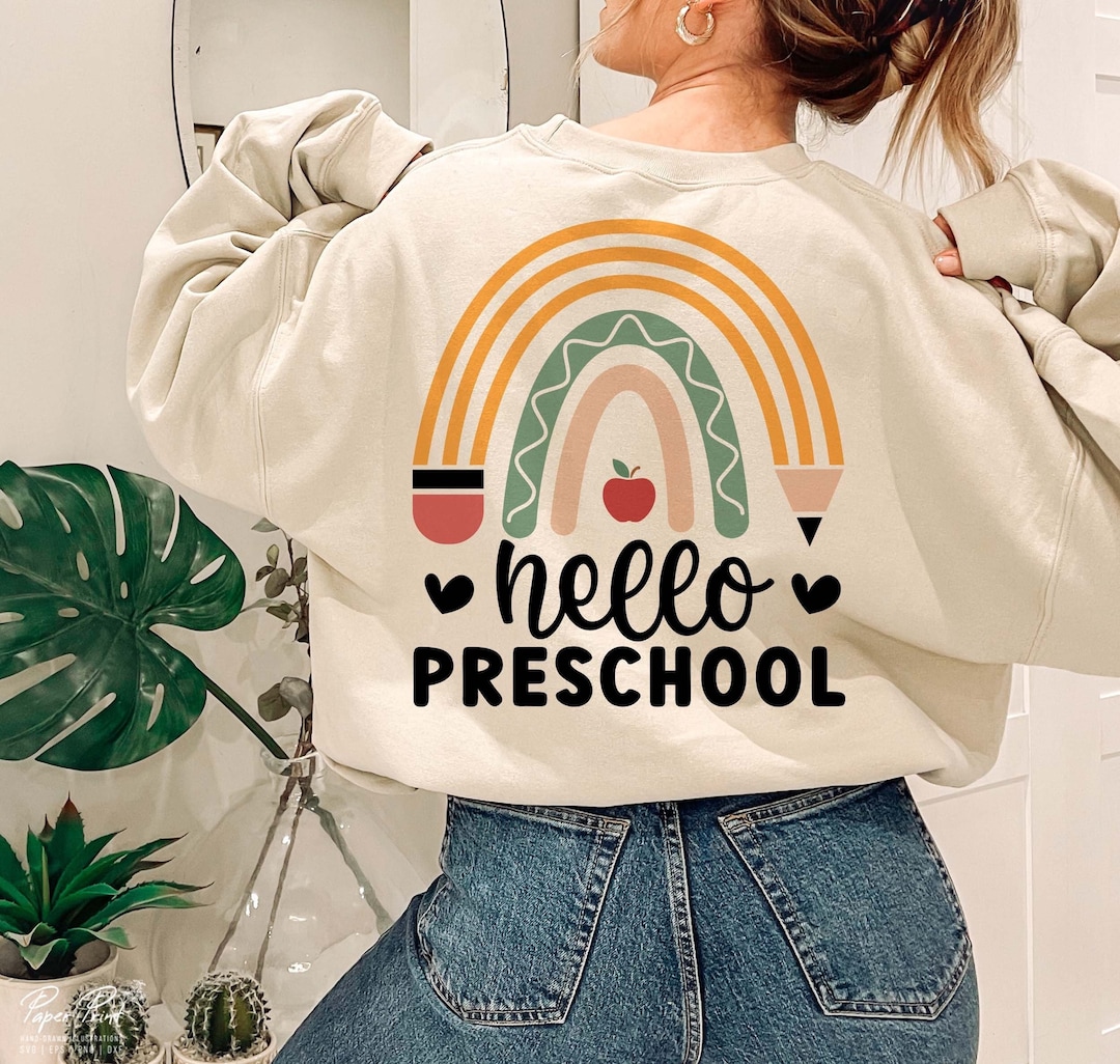 Hello Preschool SVG, Hello Pre-k SVG, Teacher Svg, Back to School Svg ...