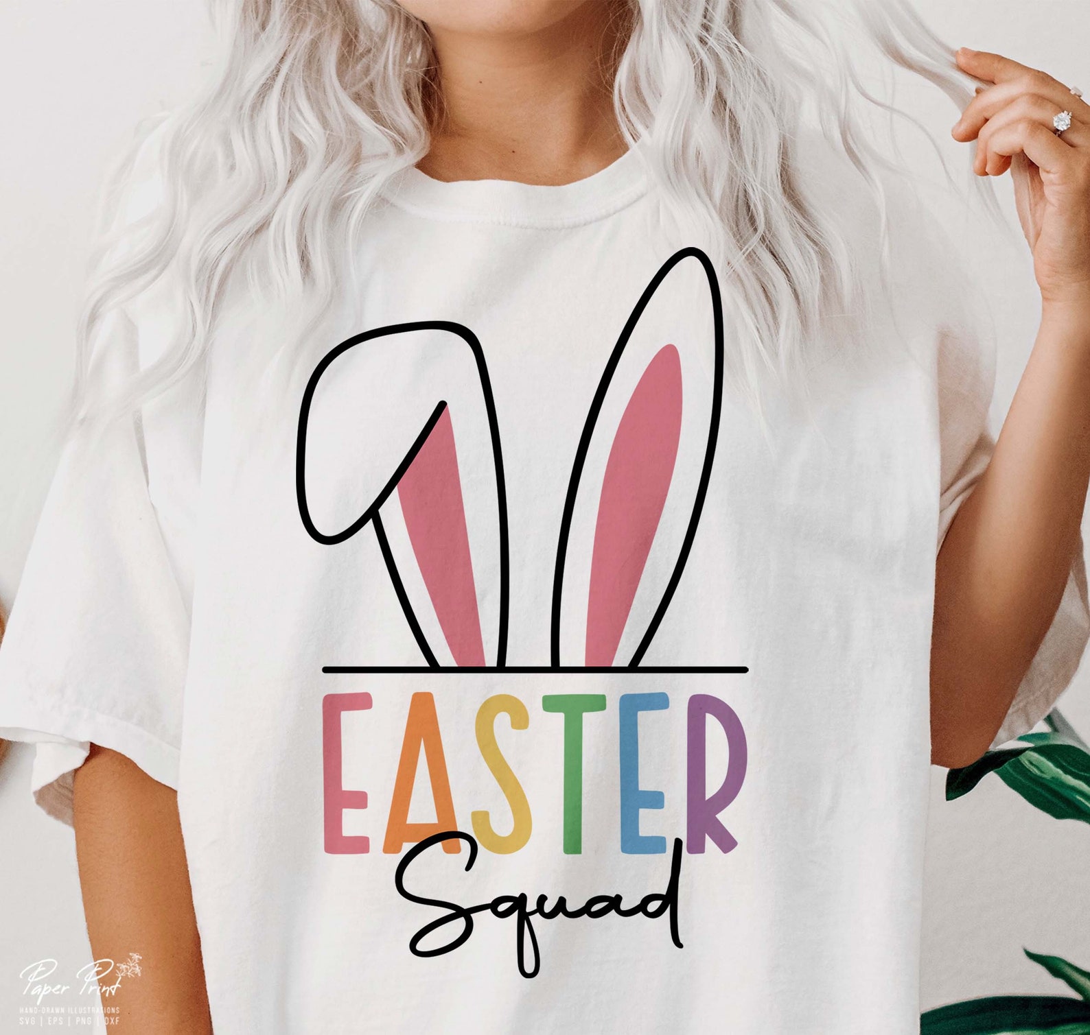 Easter Squad SVG PNG Happy Easter SVG Easter Vibes Svg - Etsy