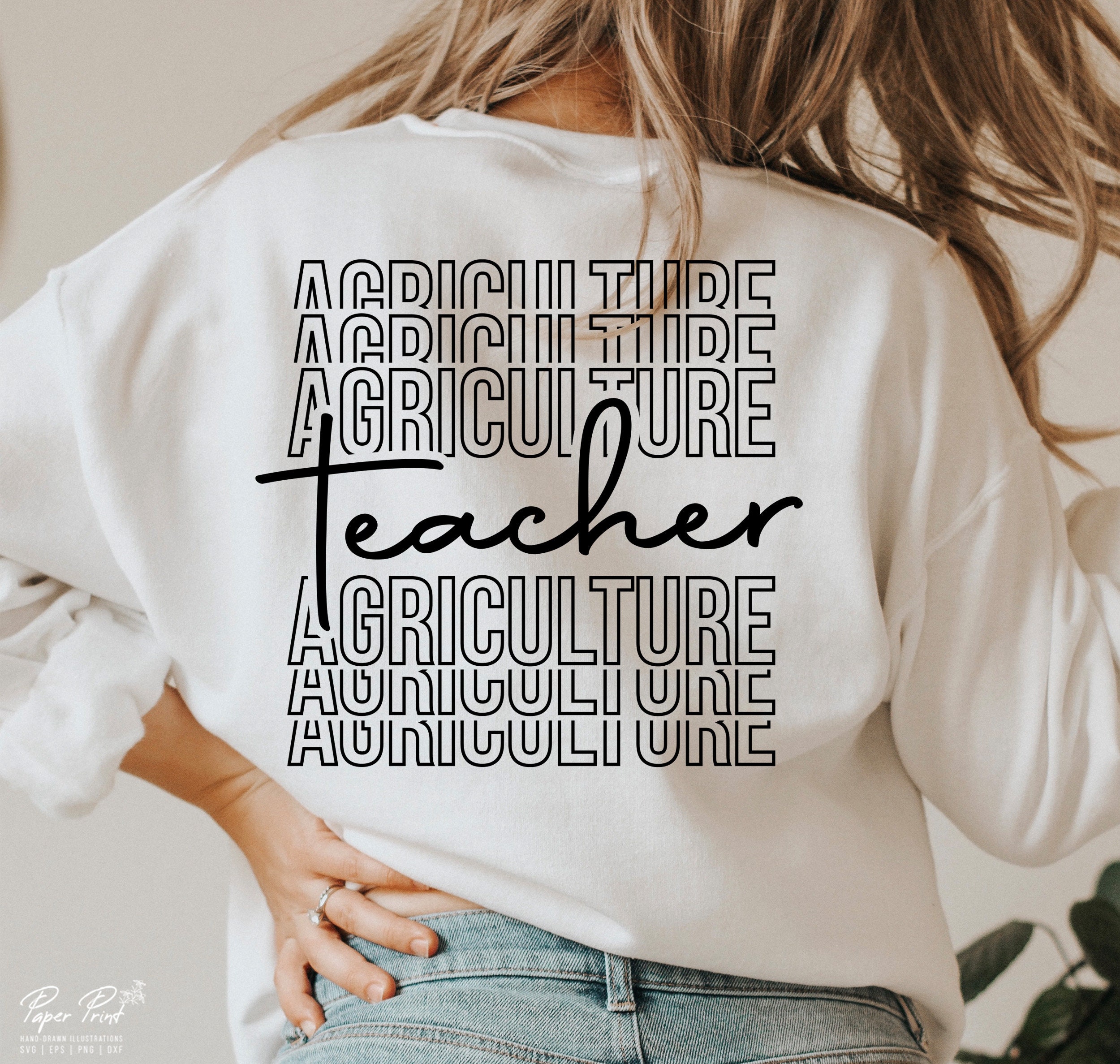 Agriculture Teacher SVG Ag Teacher Svg Gift for Teacher - Etsy